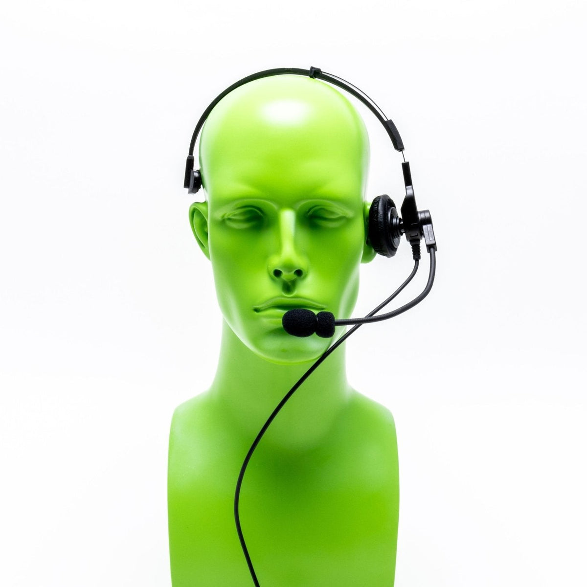 Impact Platinum Over-the-Head, Single Speaker Two-Way Radio Headset ...